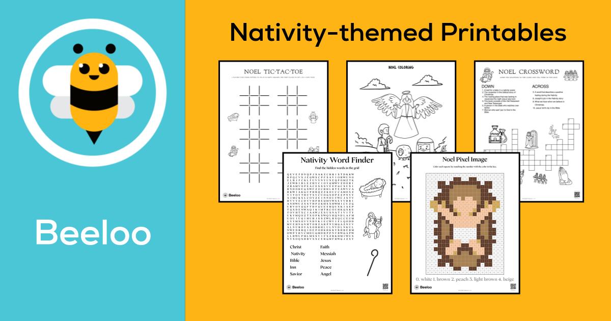 Nativity-themed Printables • Beeloo Printable Crafts and Activities for ...