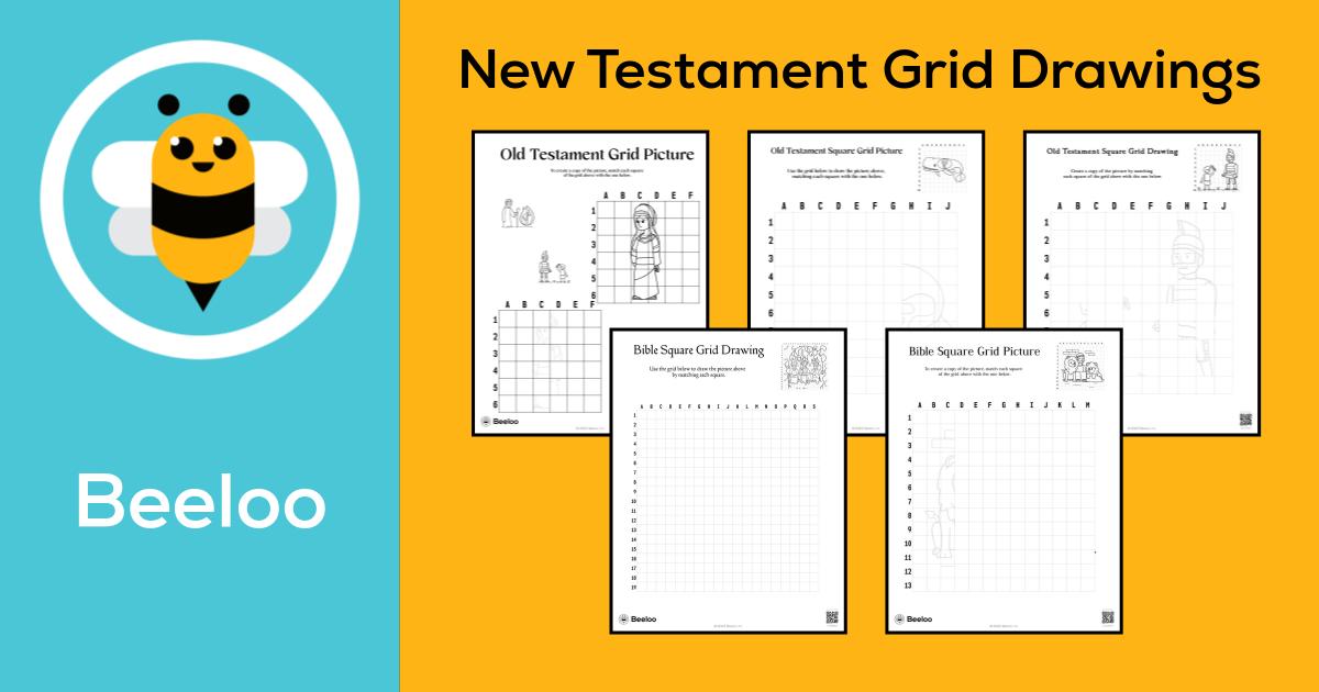 Old Testament-themed Grid Drawings • Beeloo Printable Crafts and ...