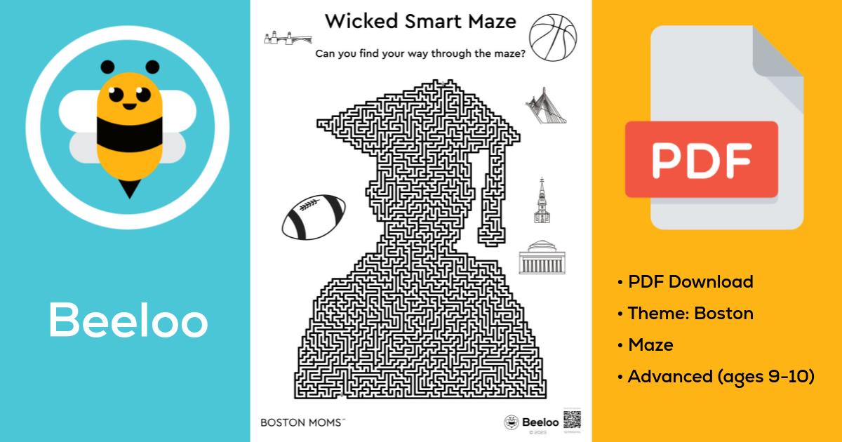 Wicked Smart Maze • Beeloo Printable Crafts and Activities for Kids