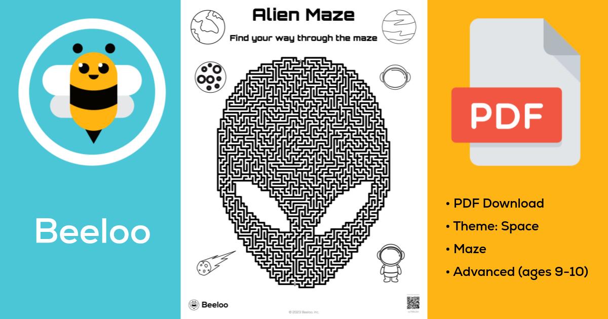 Summer Maze • Beeloo Printable Crafts and Activities for Kids