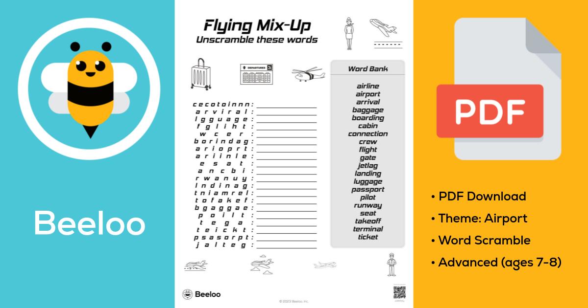 Flying Mix-Up • Beeloo Printable Crafts and Activities for Kids