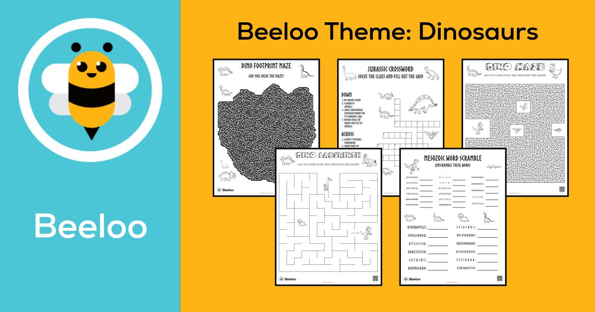 Dinosaur-themed Printables • Beeloo Printable Crafts and Activities for Kids